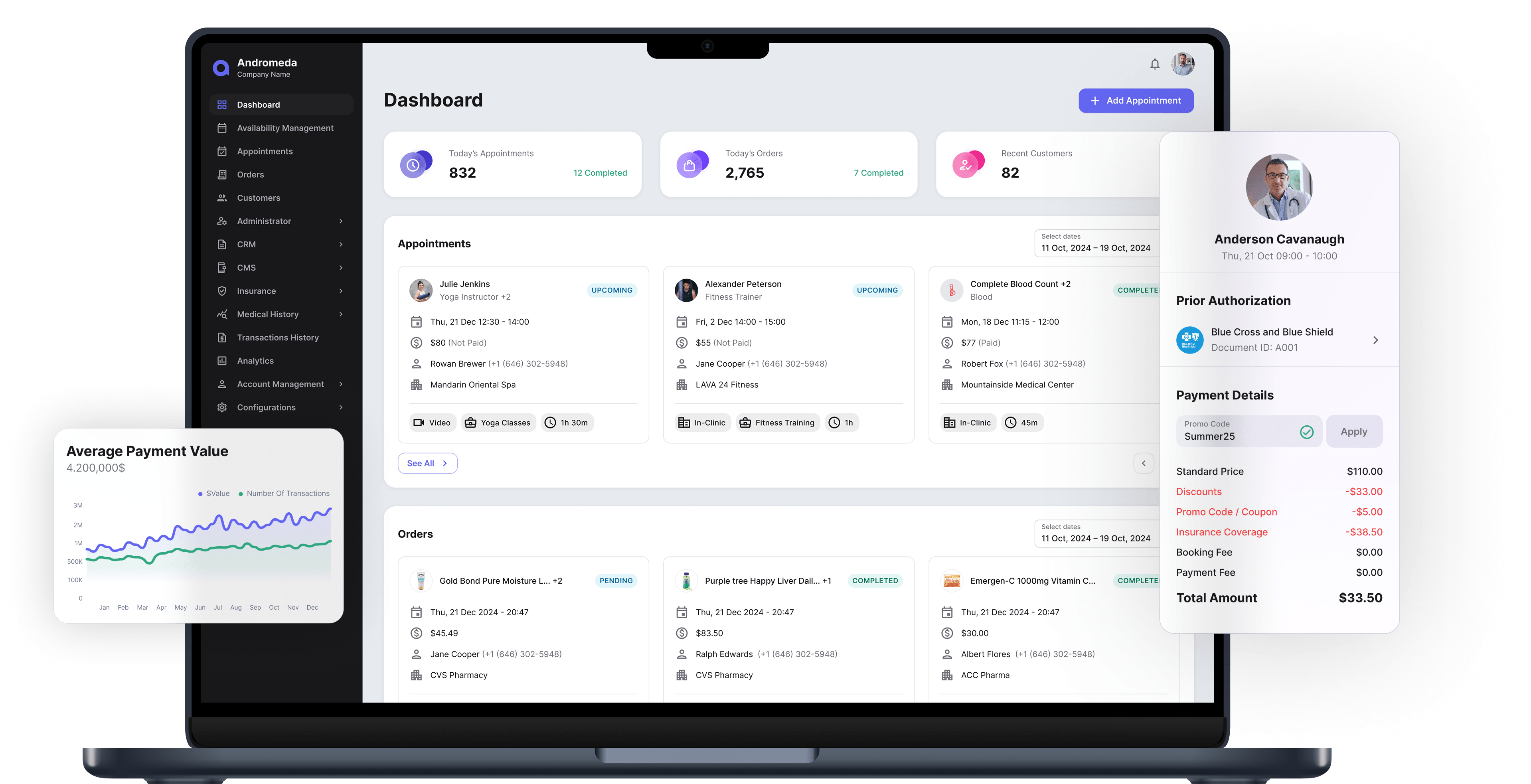 Andromeda - Back-Office